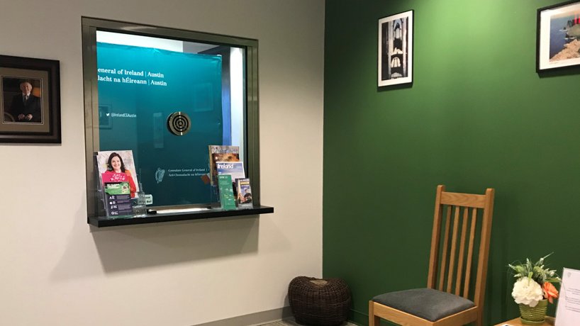 Our Consular Area | Ireland's Consulate In Austin | Ireland.ie | Ireland.ie