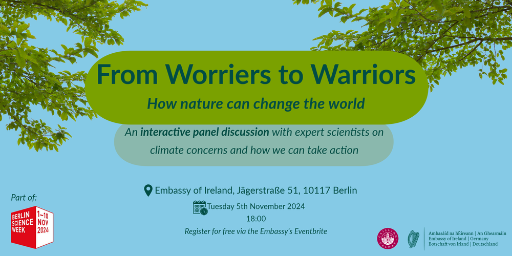 Berlin Science Week Event - From Worriers to Warriors: how nature can ...