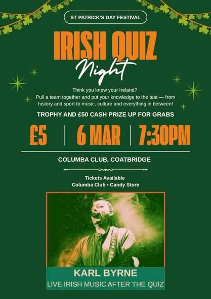 St Patrick's Day 2026 events and parades in Scotland | Ireland.ie