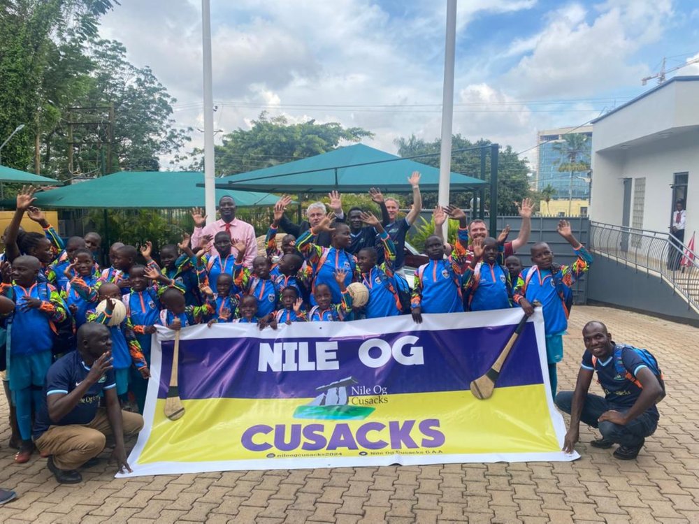 Deaf school children in Uganda learn new sign language to play GAA ...