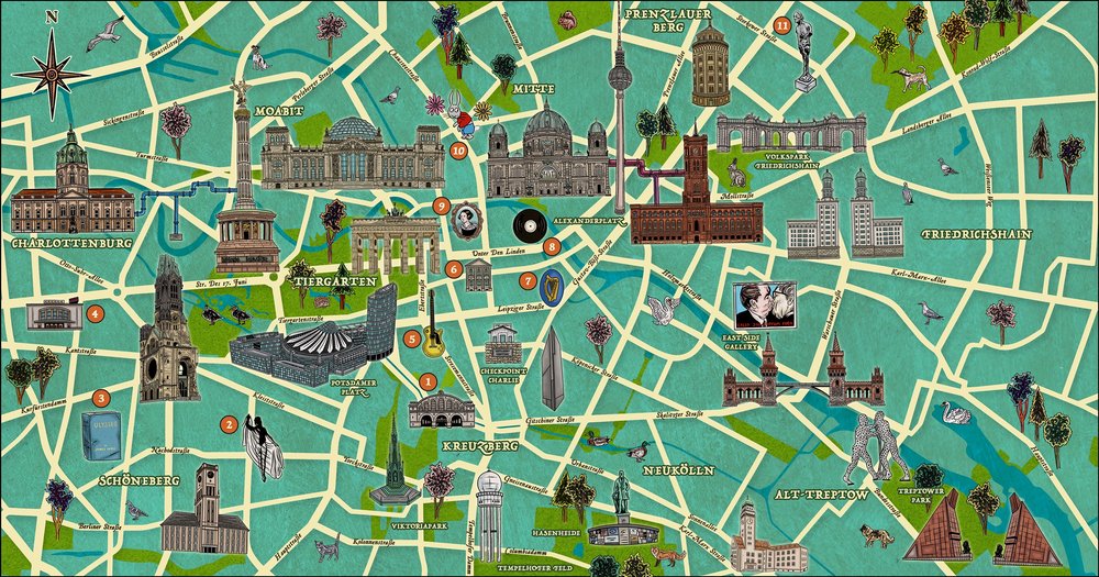 Map of Irish Connections in Berlin | Ireland.ie