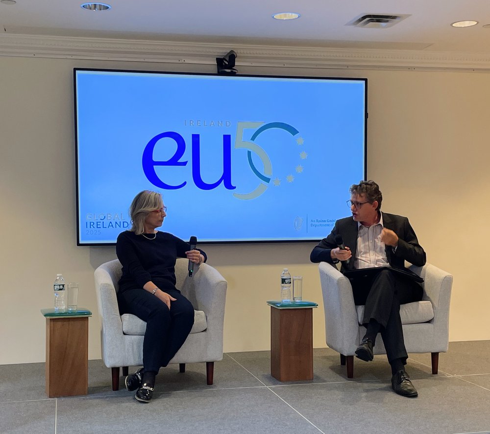 Prof. Maher and Jamie Smith on Ireland's 50 years in the EU | Ireland.ie