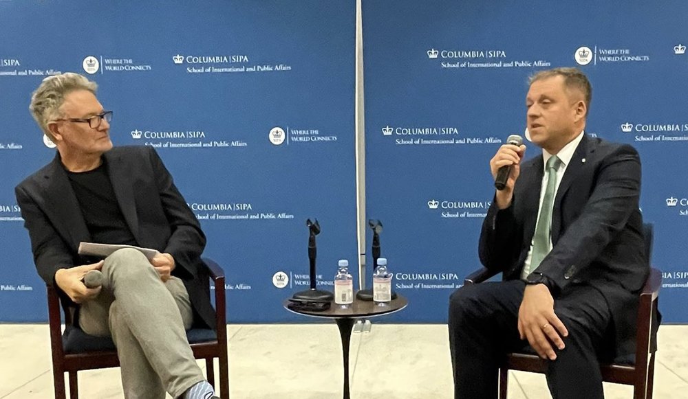Minister of State Thomas Byrne TD at Columbia University | Ireland.ie