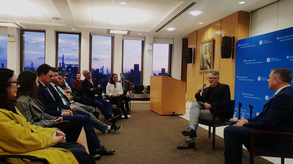 Minister of State Thomas Byrne TD at Columbia University | Ireland.ie