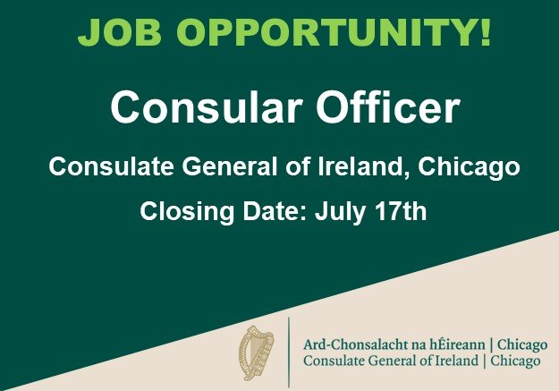 Job Opportunity - Consular Officer | Ireland.ie