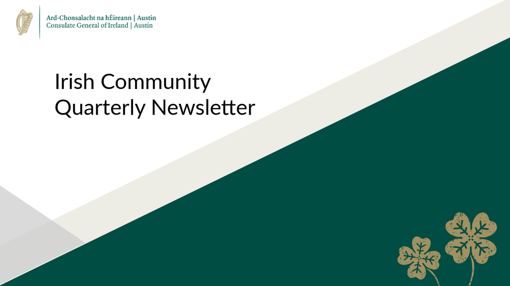 Irish Community Newsletter - November 2025 | Ireland.ie