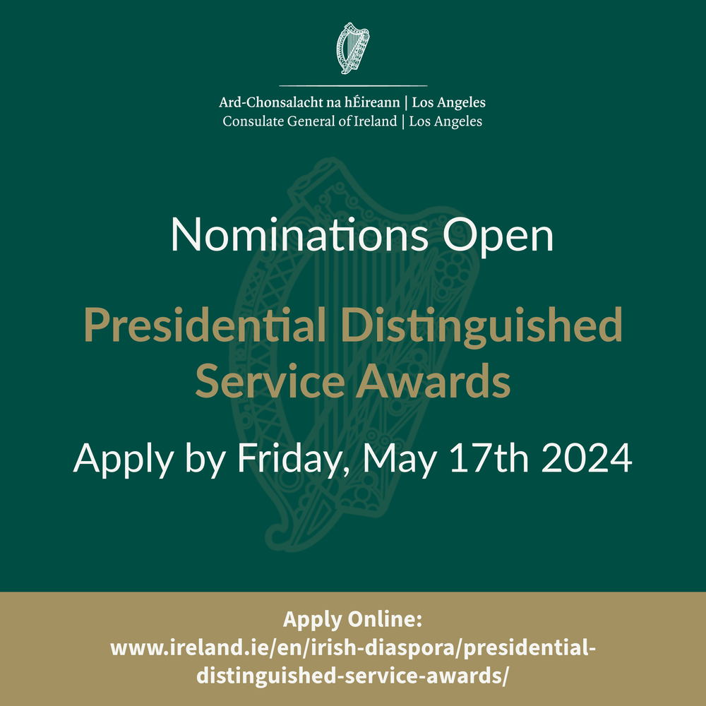 Presidential Distinguished Service Awards 2024 | Ireland.ie
