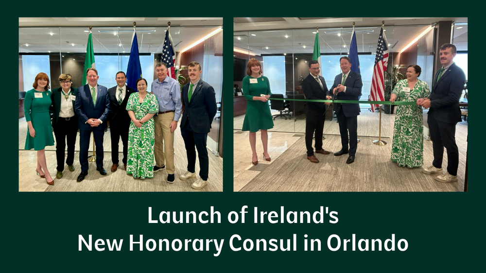 Launch of Ireland's New Honorary Consul in Orlando | Ireland.ie